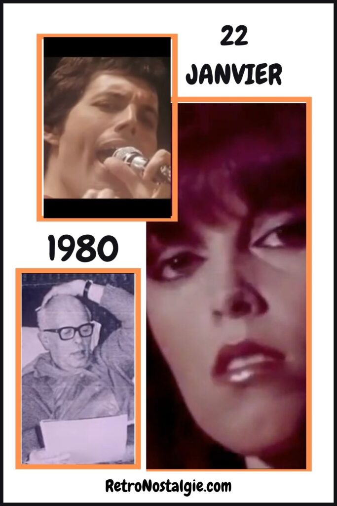 22 Janvier 1980 : Pop Culture et Actu à revivre en vidéo